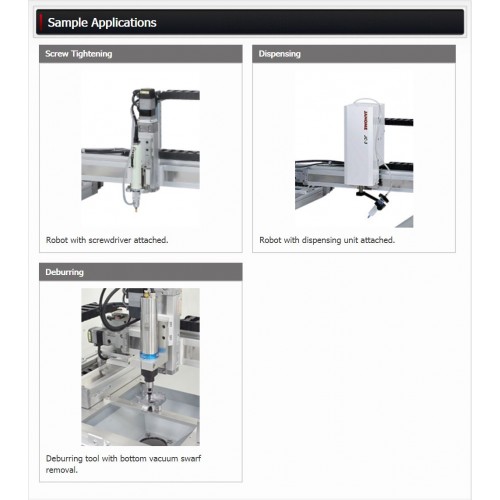 Cartesian Robot JC-3 Series (3-axis and 4-Axis types available)
